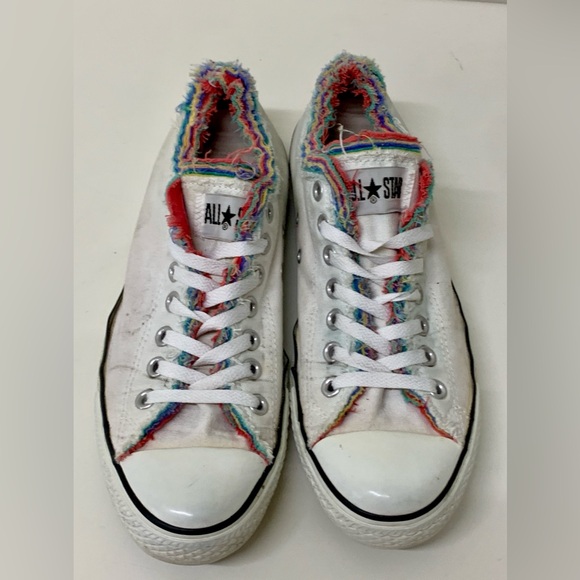 Converse | Shoes | Mens 9 Womens 1 Trashed Thrashed Rainbow Converse ...